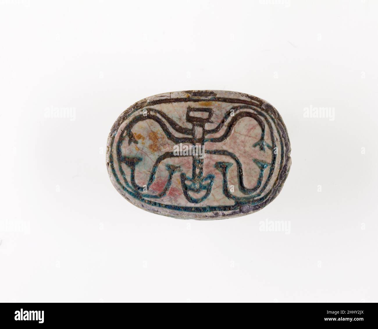 Scarab Decorated with Symbol of Unification ca. 1981–1295 B.C. Middle ...