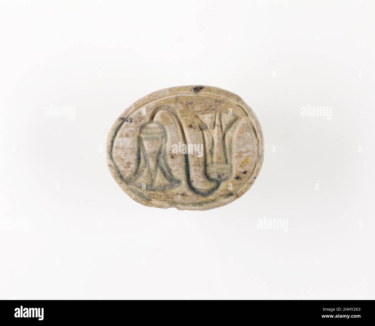 Scarab with Lotus Decoration ca. 1550–1458 B.C. Early New Kingdom The ...