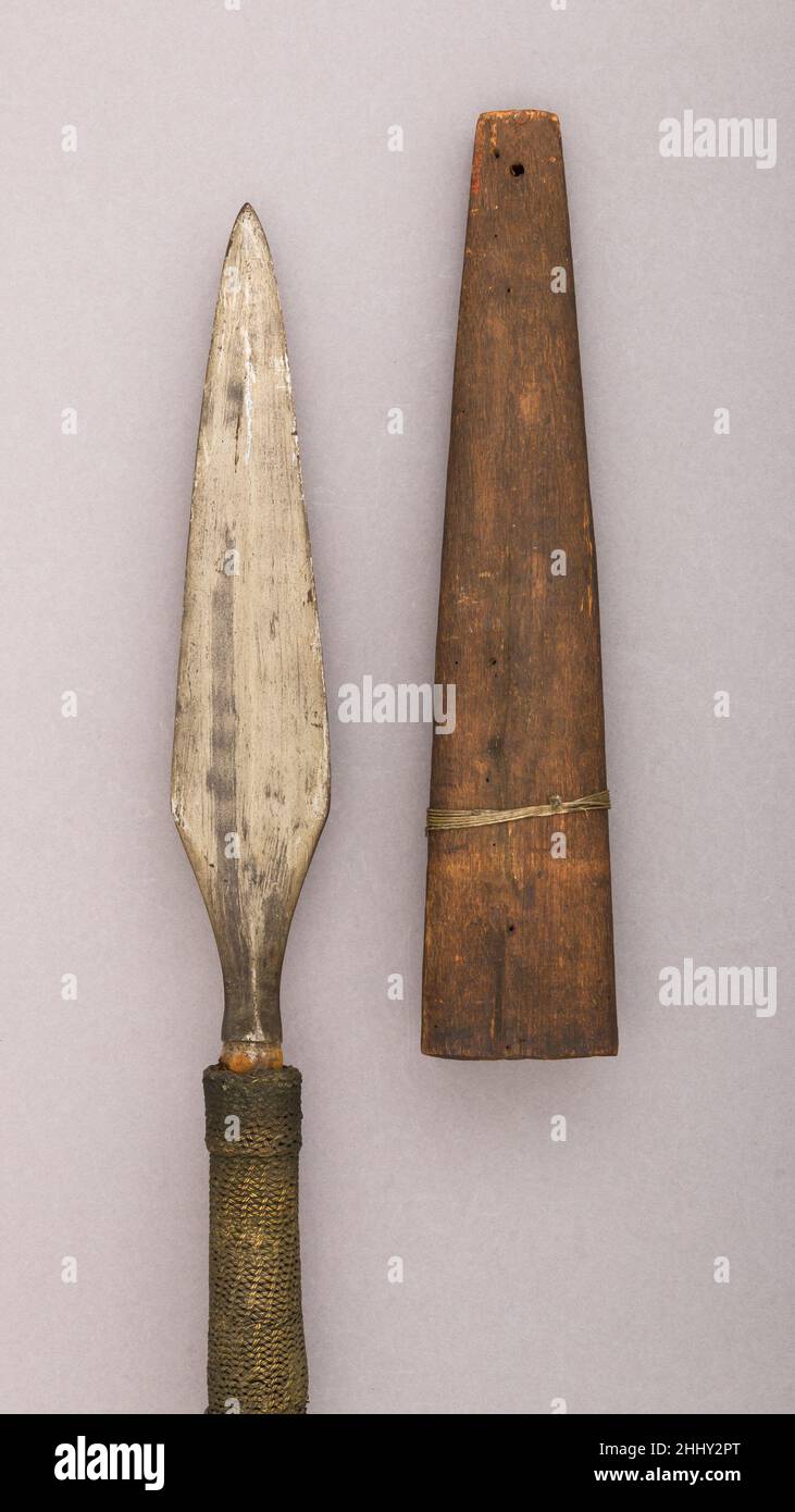 Spear with Sheath 18th–19th century Philippine, Sulu. Spear with Sheath ...