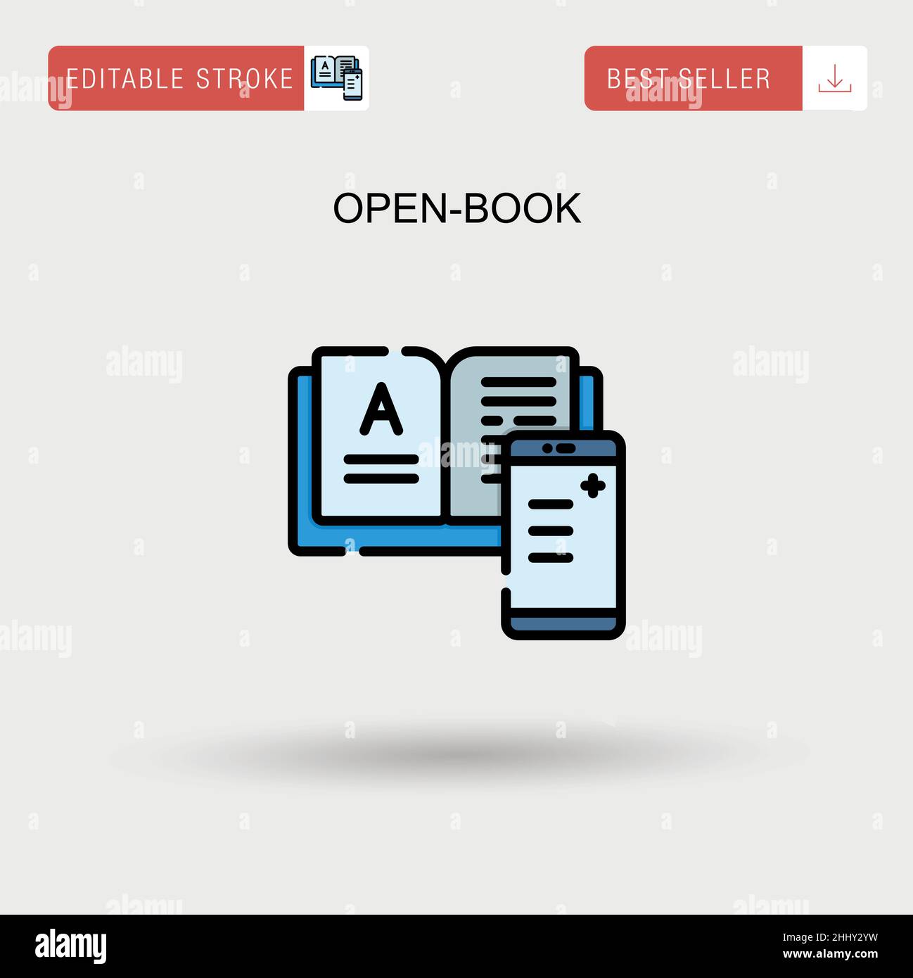 Open-book Simple vector icon Stock Vector Image & Art - Alamy