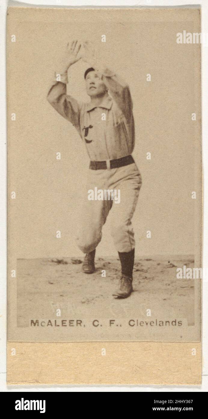 Jimmy "Loafer" McAleer, Center Field, Cleveland, from the Old Judge ...