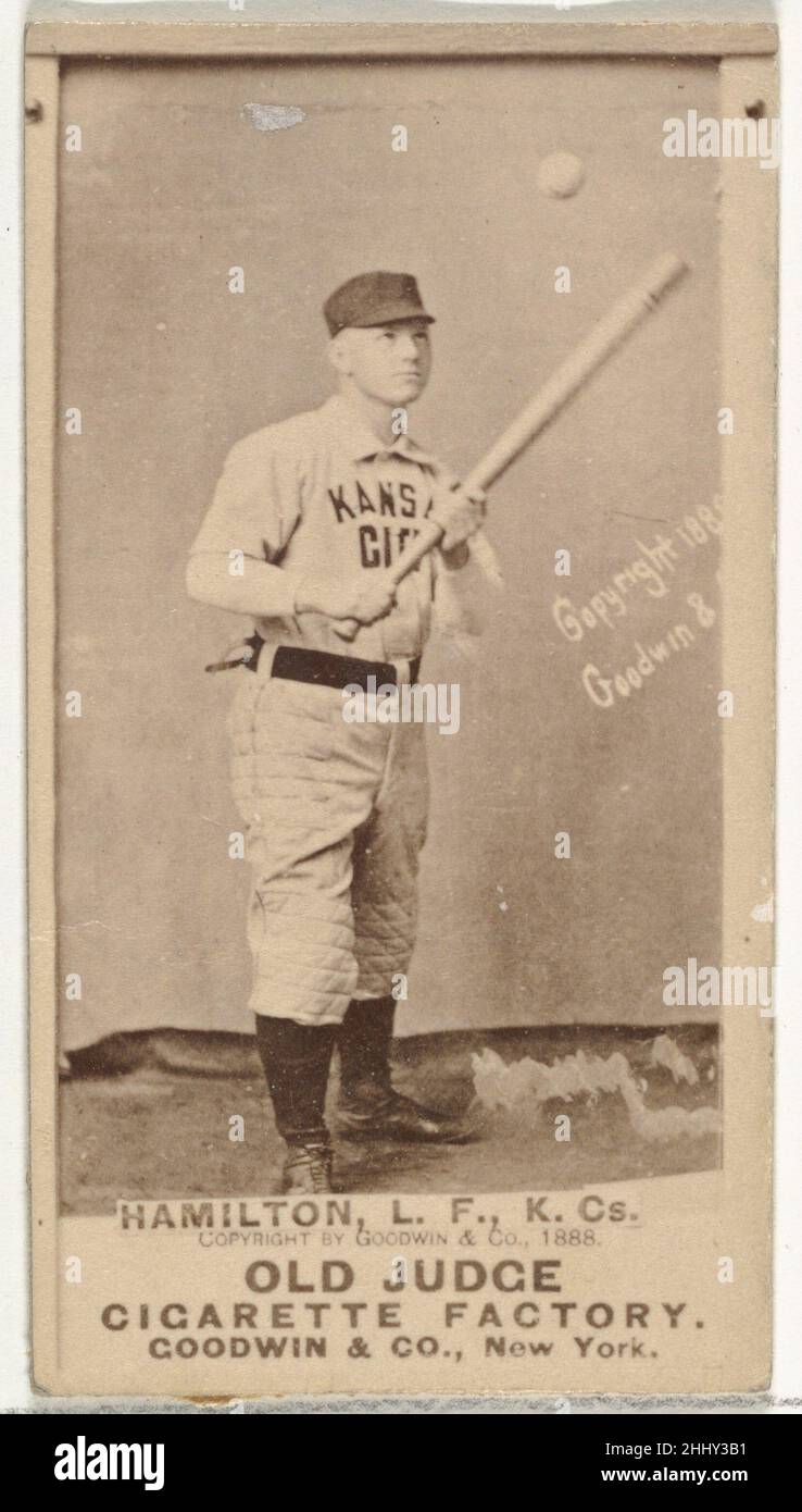 William Robert "Sliding Billy" Hamilton, Left Field, Kansas City ...