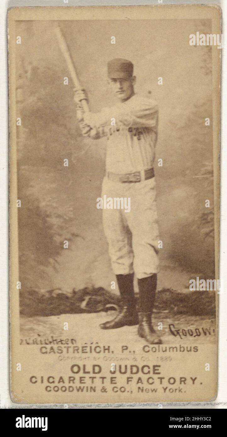 Henry Carl "Hank" Gastright, Pitcher, Cleveland, from the Old Judge ...