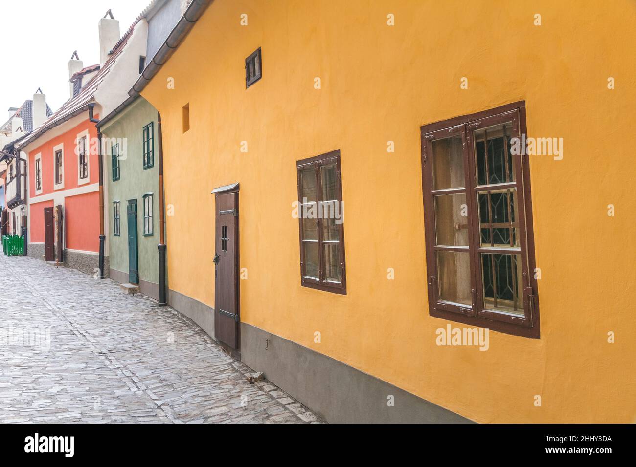 The Golden Lane street in Prague, Czech Republic, Europe Stock Photo ...