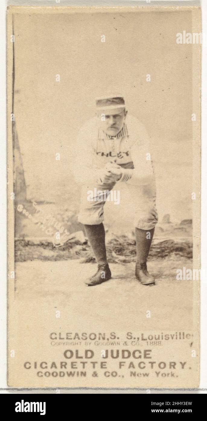 William G. "Bill" Gleason, Shortstop, Louisville Colonels, from the Old ...