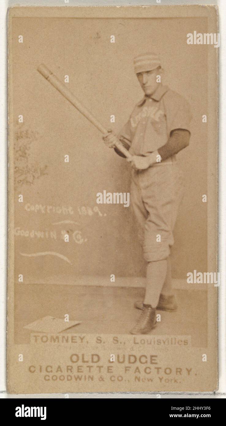 Philip H. "Buster" Tomney, Shortstop, Louisville Colonels, from the Old ...