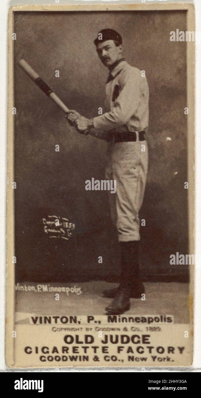 William Miller "Bill" Vinton, Pitcher, Minneapolis, from the Old Judge ...
