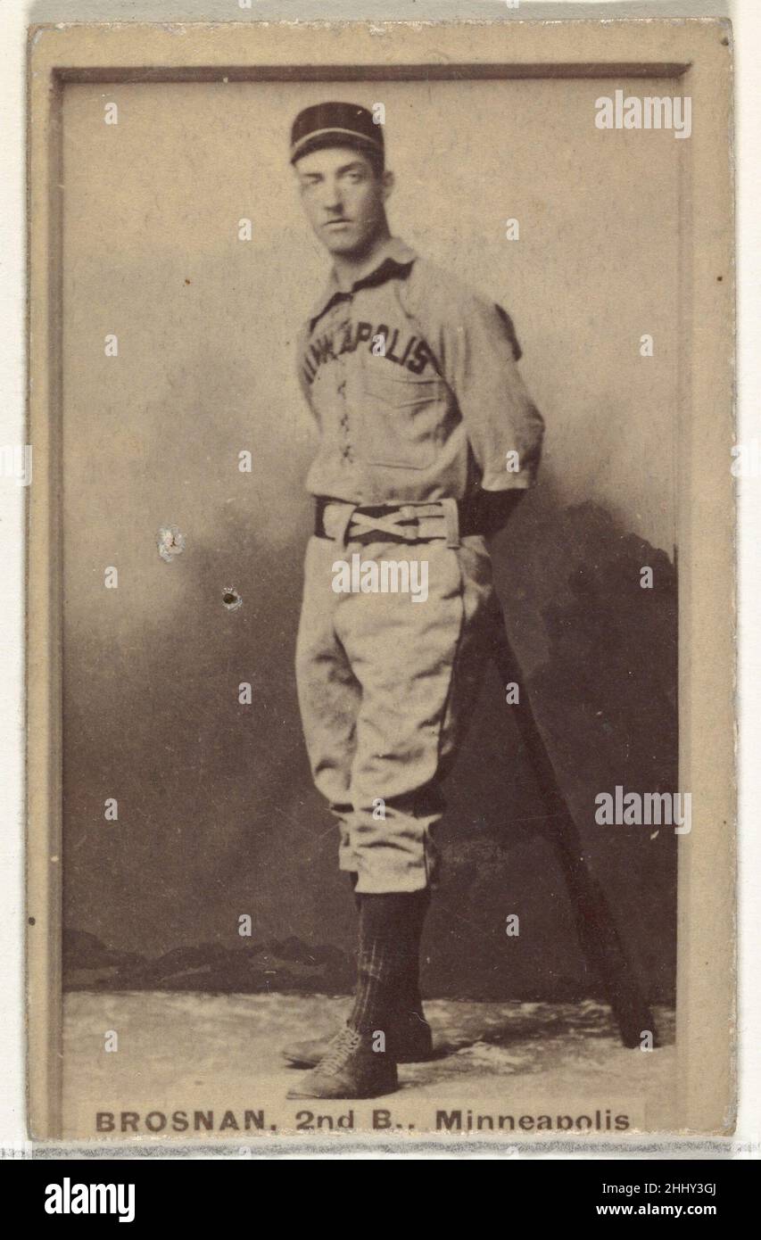 Timothy J. Brosnan, 2nd Base, Minneapolis, from the Old Judge series ...
