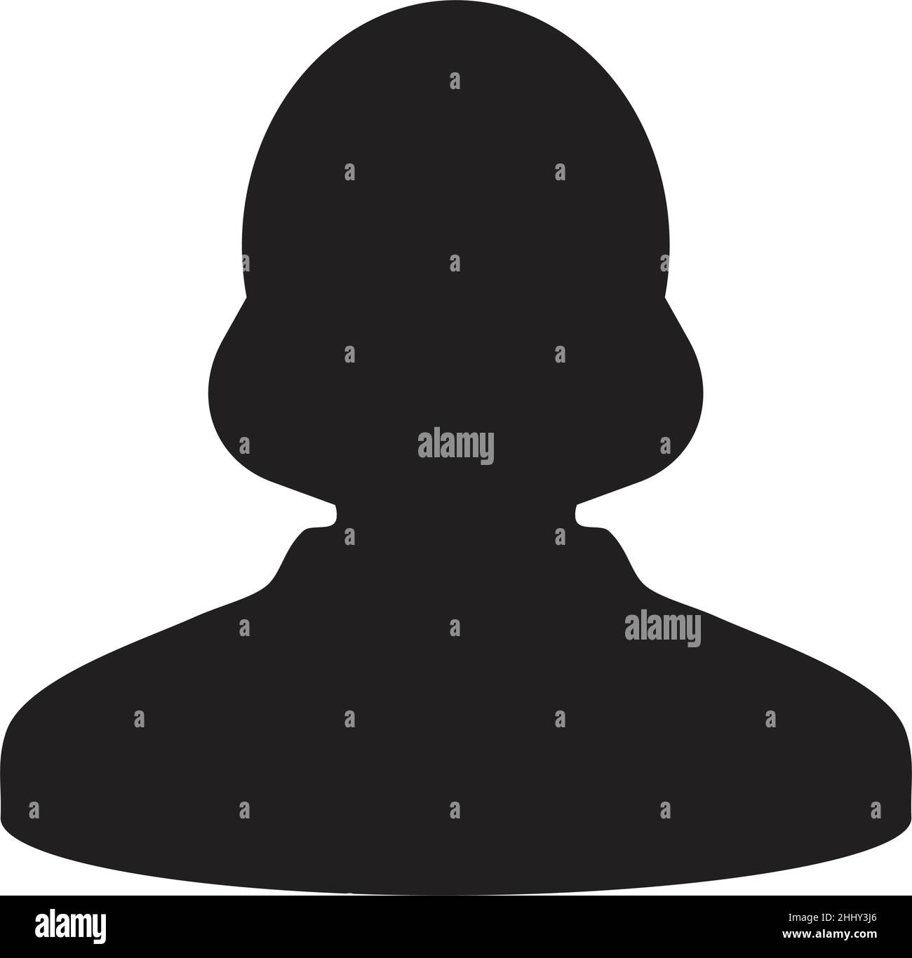 Customer icon vector female user person profile avatar symbol for ...