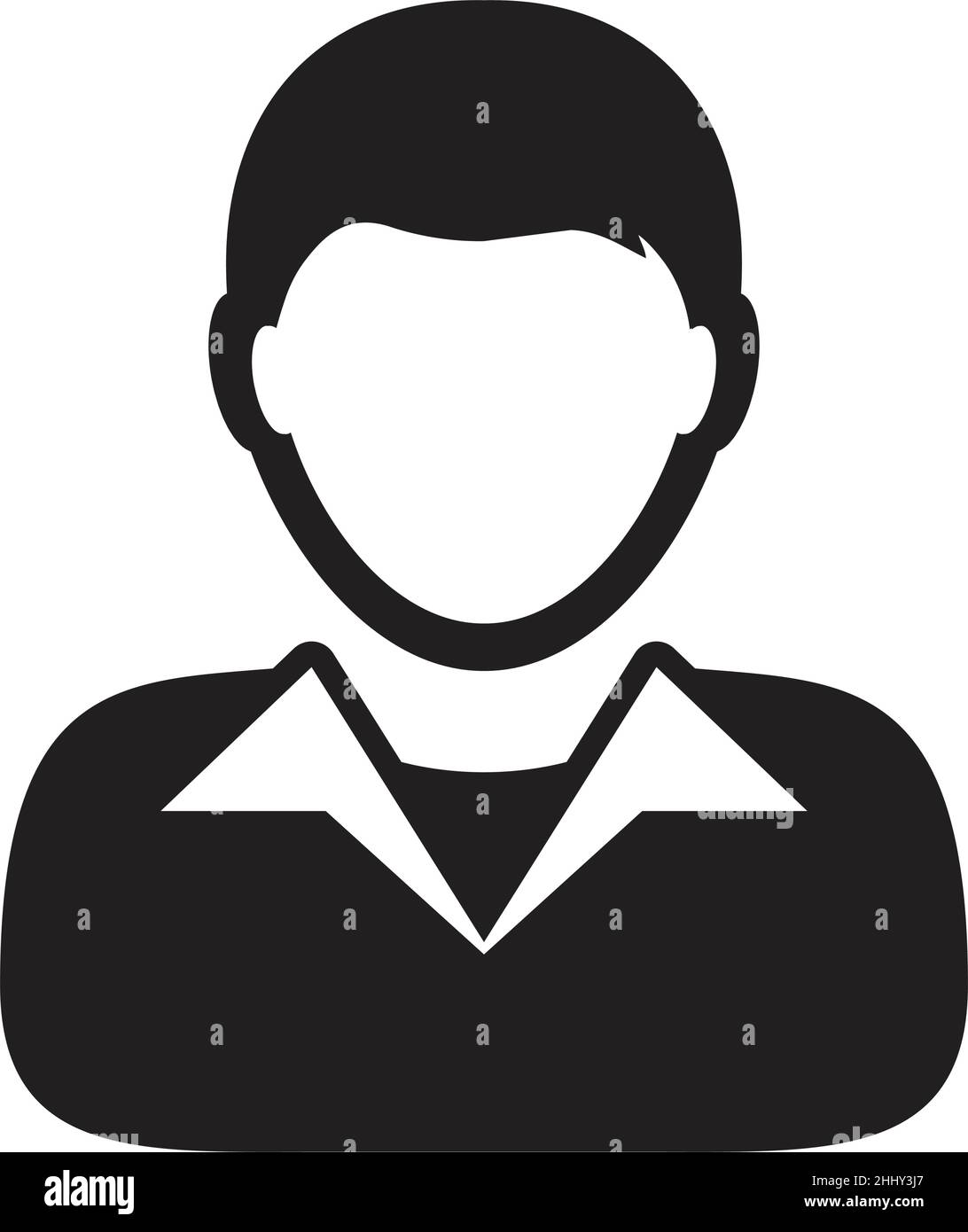 Admin icon vector male user person profile avatar symbol for business ...