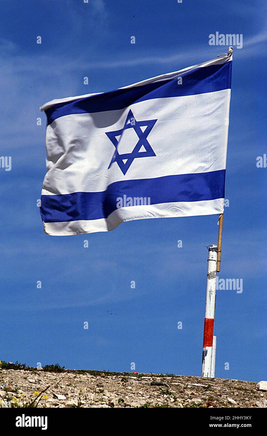 Jerusalem israel flag hi-res stock photography and images - Alamy