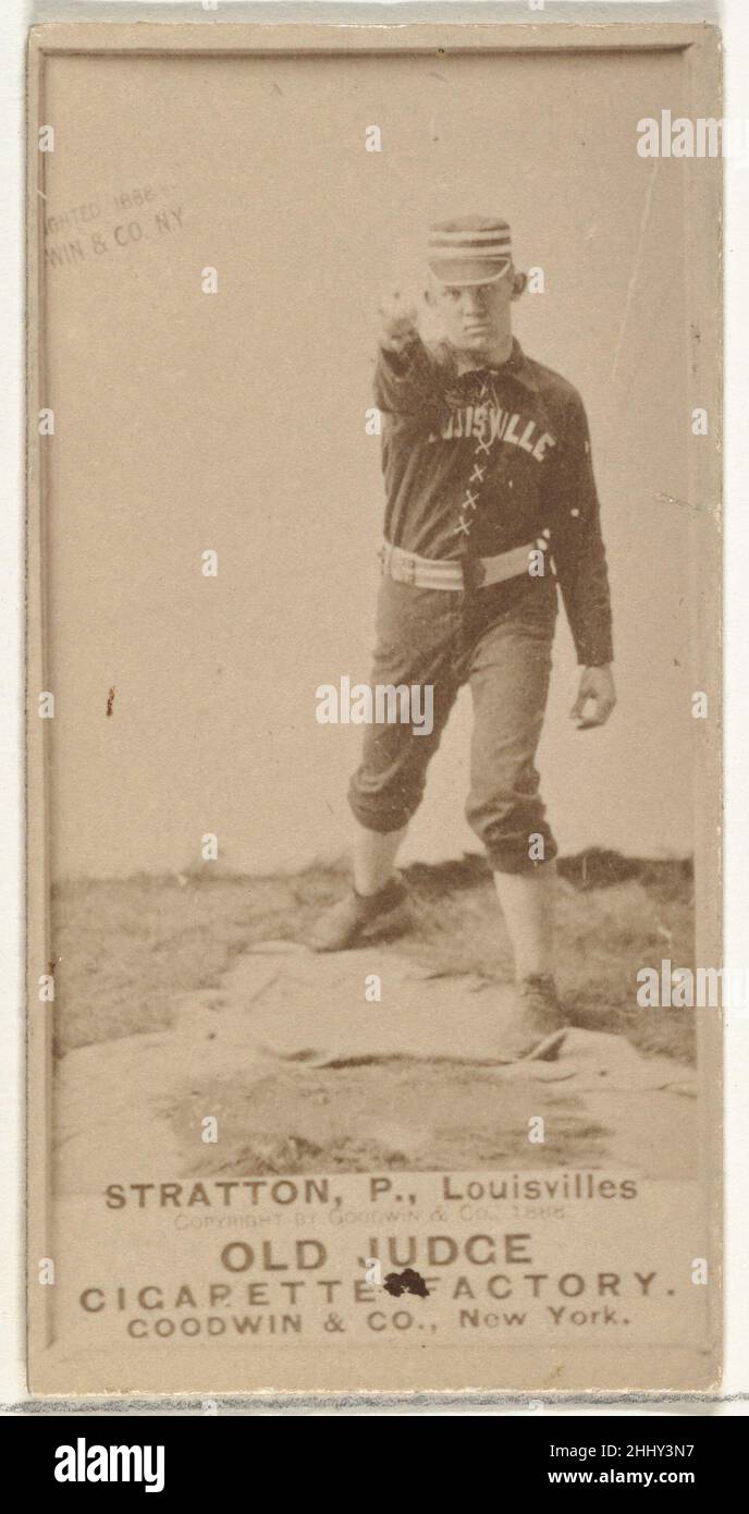 Chilton Scott Stratton, Pitcher, Louisville Colonels, from the Old ...
