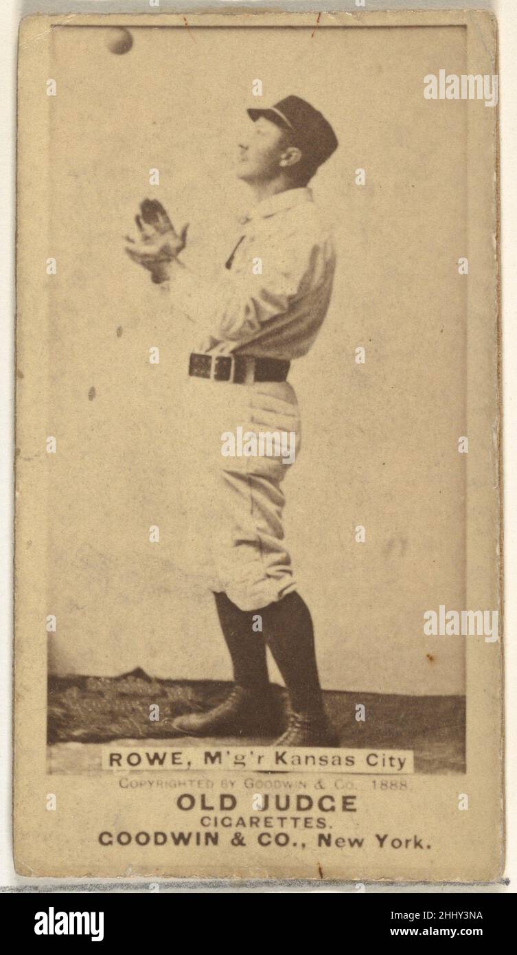 David Elwood "Dave" Rowe, Manager, Kansas City Cowboys, from the Old ...