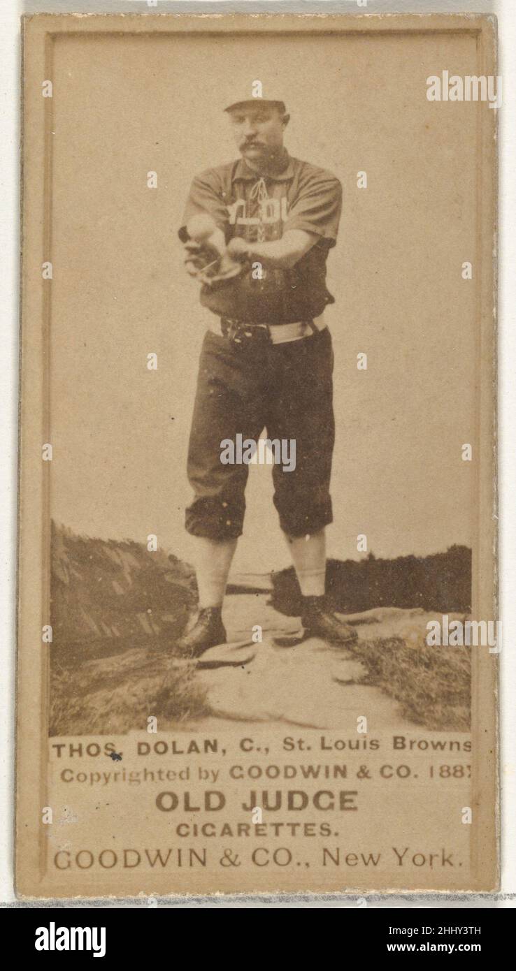 Thomas J. "Tom" Dolan, Catcher, St. Louis Browns, from the Old Judge ...