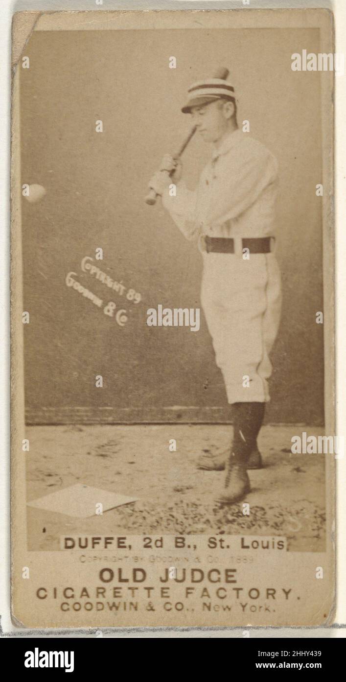 Charles Edward "Charlie" Duffee, 2nd Base, St. Louis Browns, from the ...
