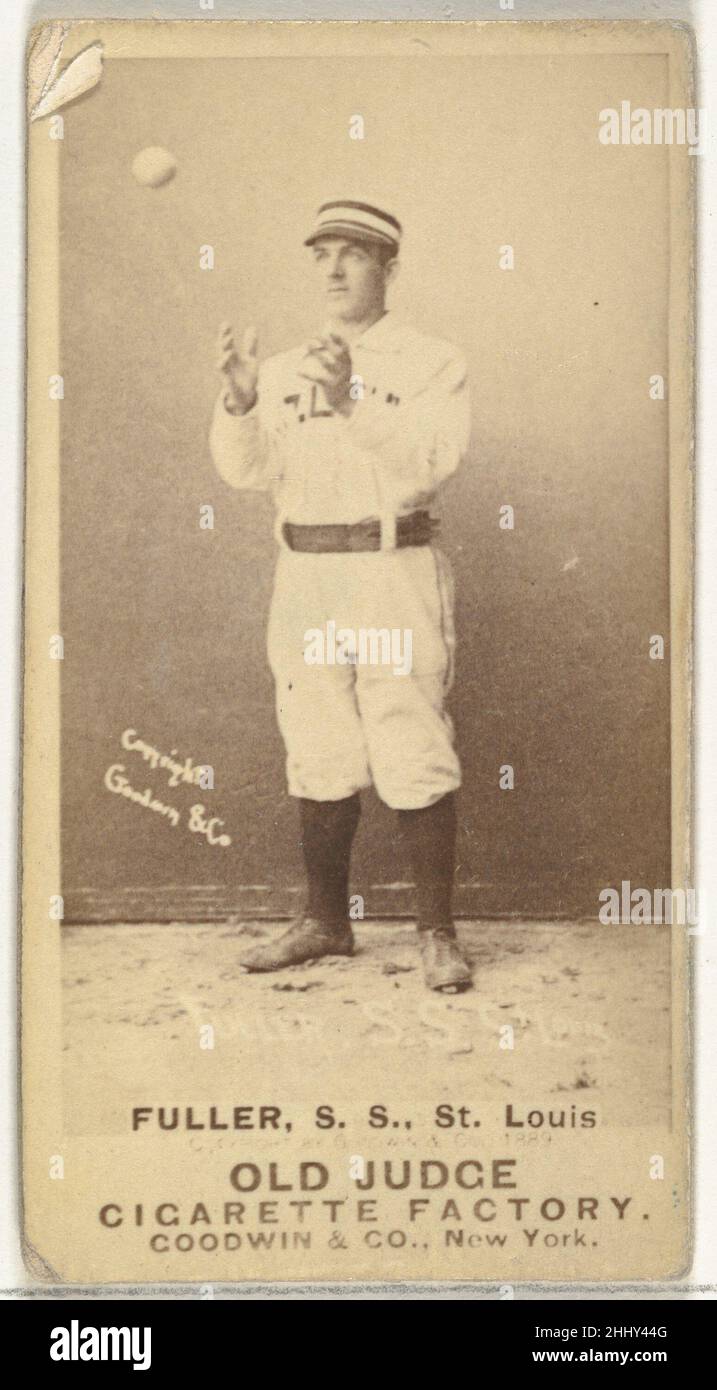William Benjamin "Shorty" Fuller, Shortstop, St. Louis Browns, from the ...