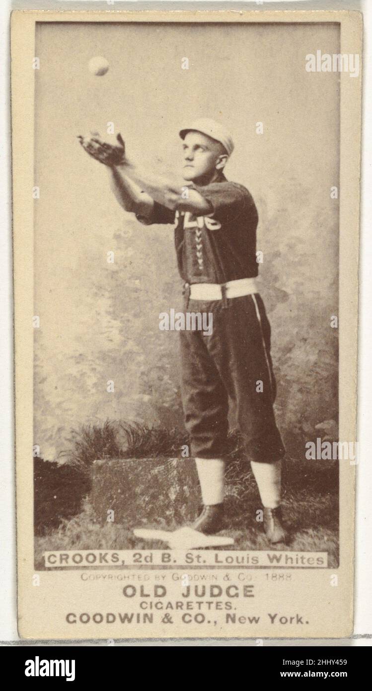Crooks, 2nd Base, St. Louis Whites, from the Old Judge series (N172 ...