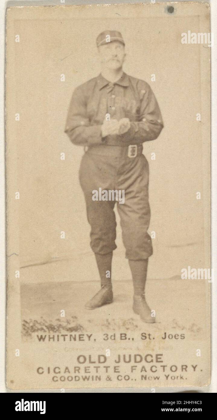 Charles F. Whitney, 3rd Base, St. Joseph Clay Eaters, from the Old ...