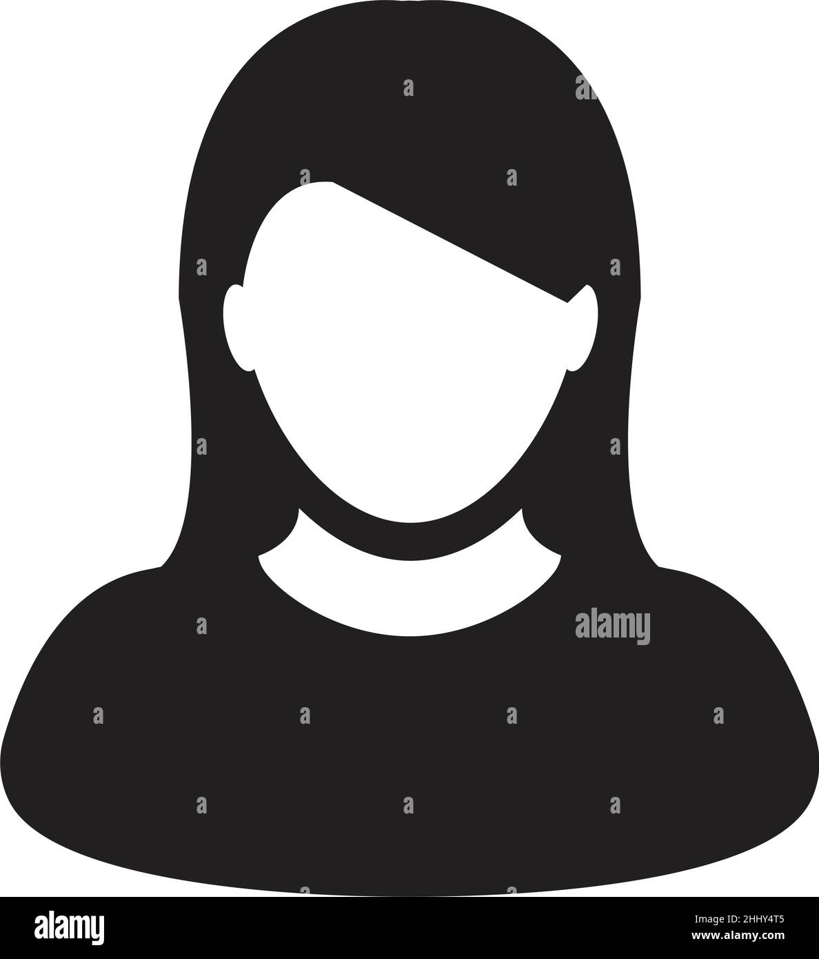 Student icon vector female user person profile avatar symbol for ...