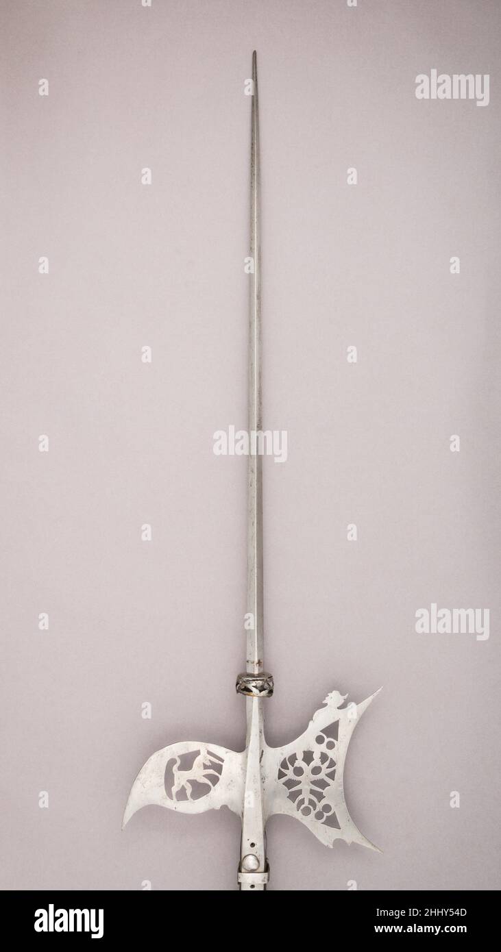Halberd ca. 1560 probably German. Halberd 26207 Stock Photo - Alamy