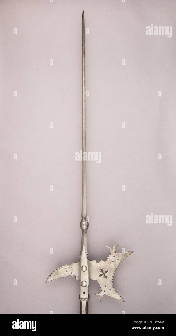 Halberd ca. 1570 Italian. Halberd 26190 Stock Photo - Alamy