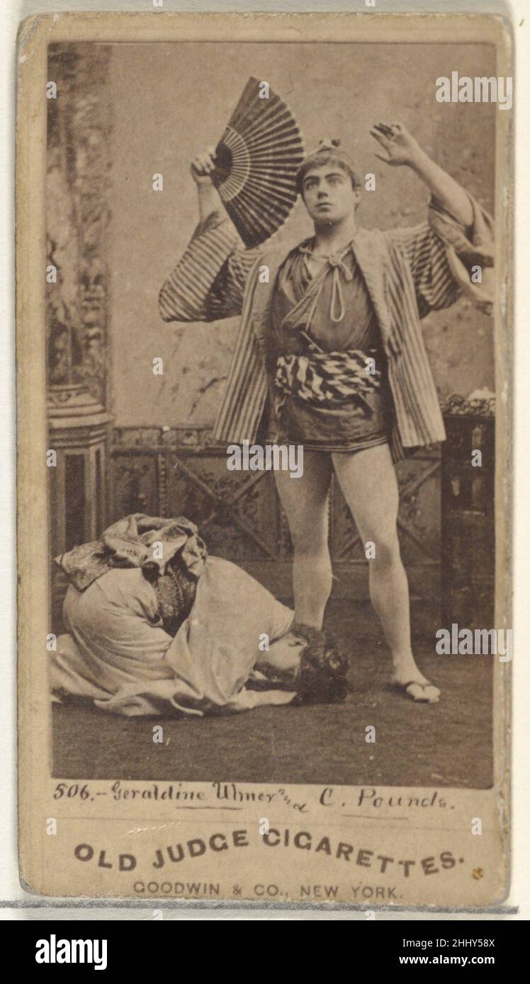 Geraldine Uhner and C. Pounds, from the Actors and Actresses series ...