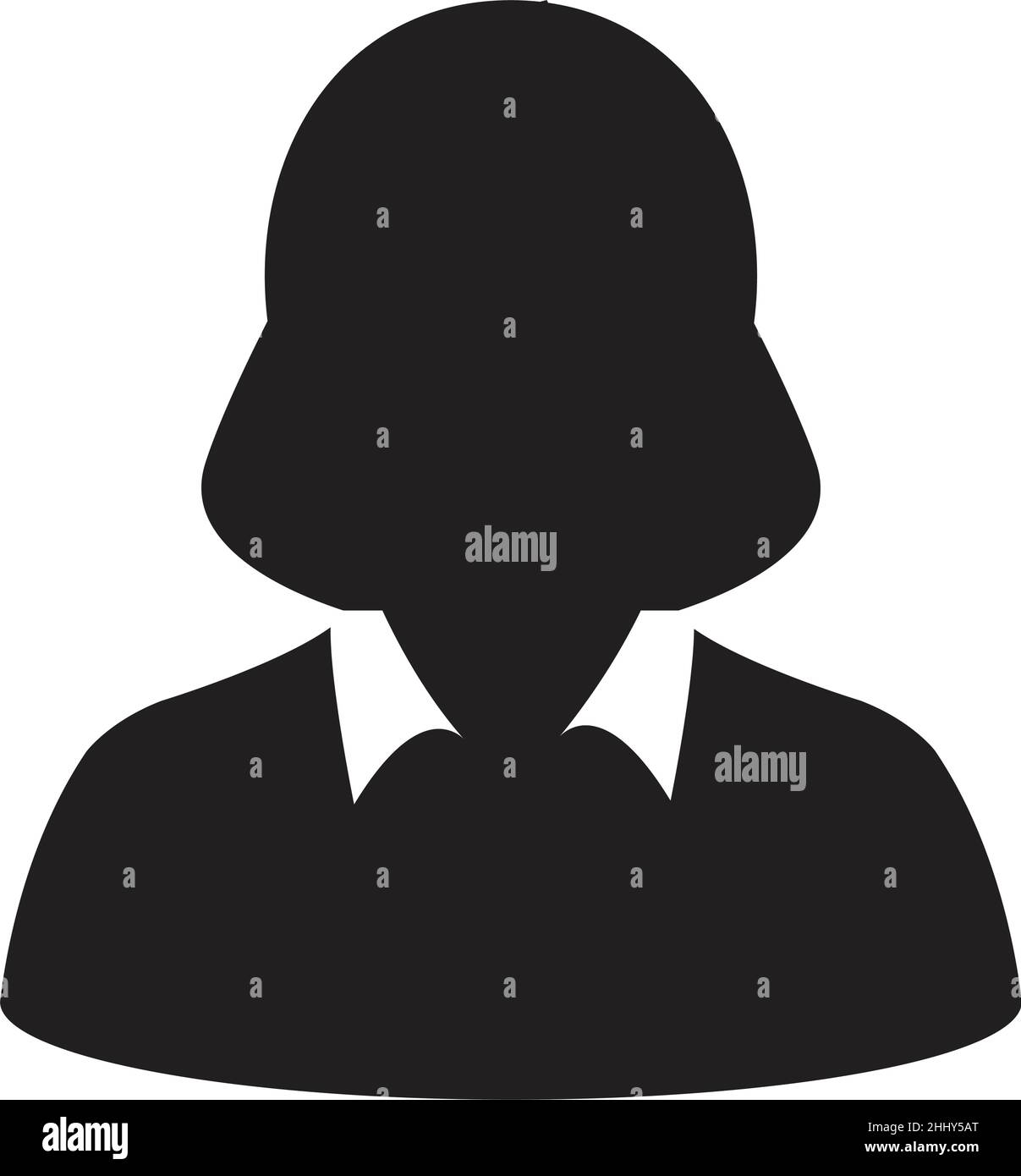 Customer icon vector female user person profile avatar symbol for ...