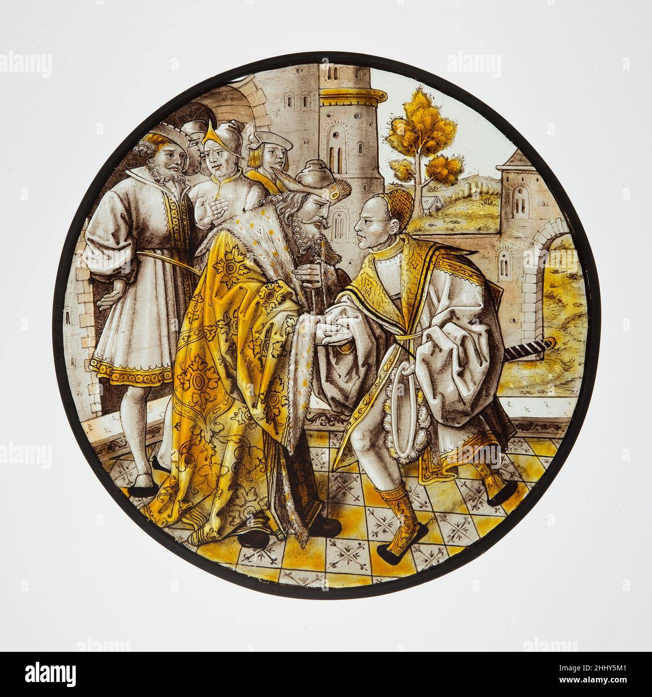Roundel with Return of the Prodigal Son ca. 1530–35 German. Roundel ...