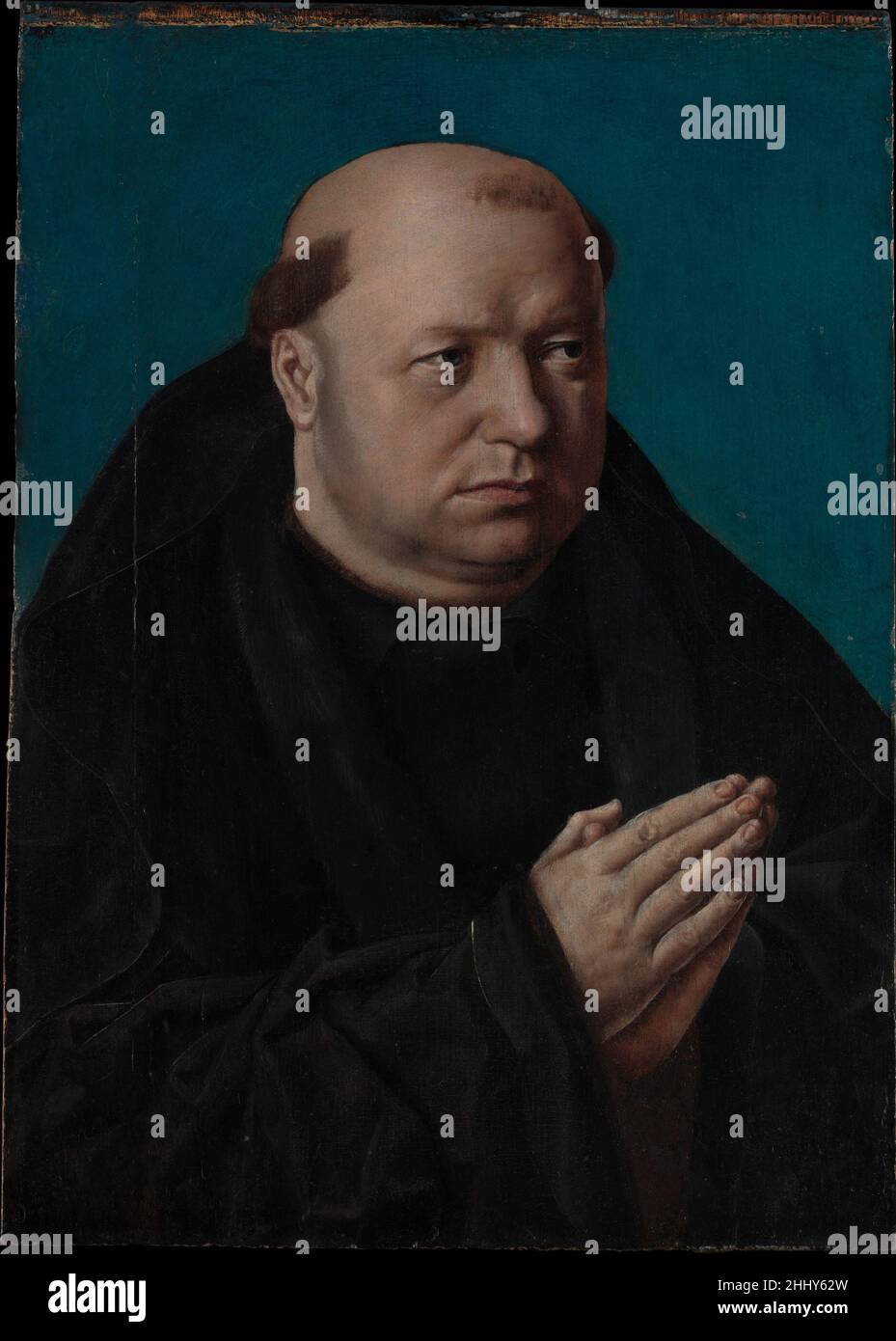 Portrait of a Monk in Prayer French Painter French This unidentified ...