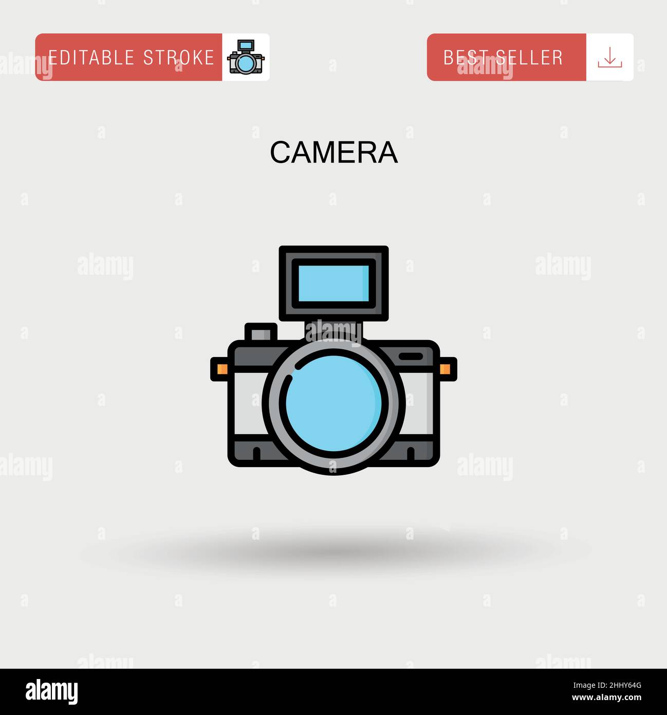 Camera Simple vector icon Stock Vector Image & Art - Alamy