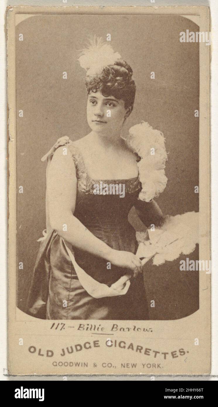 Billie Barlow, from the Actors and Actresses series (N171) for Old ...