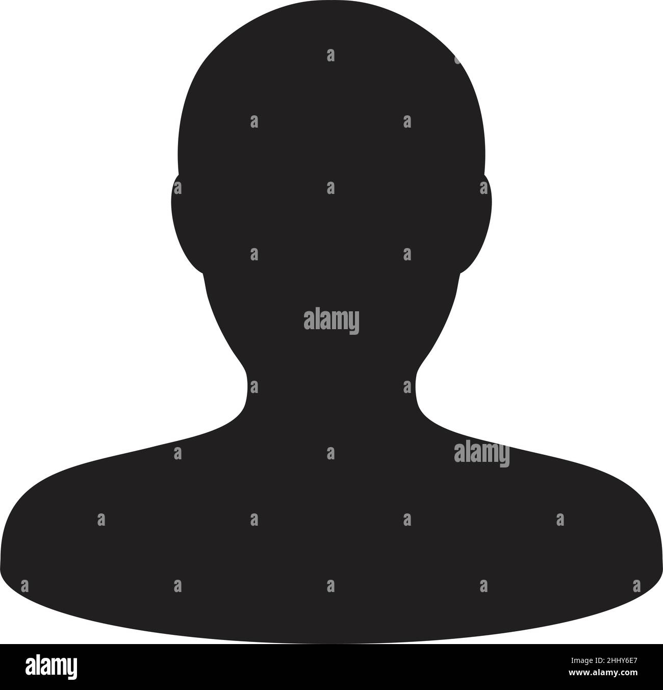 User icon vector male person profile avatar symbol for business in a ...