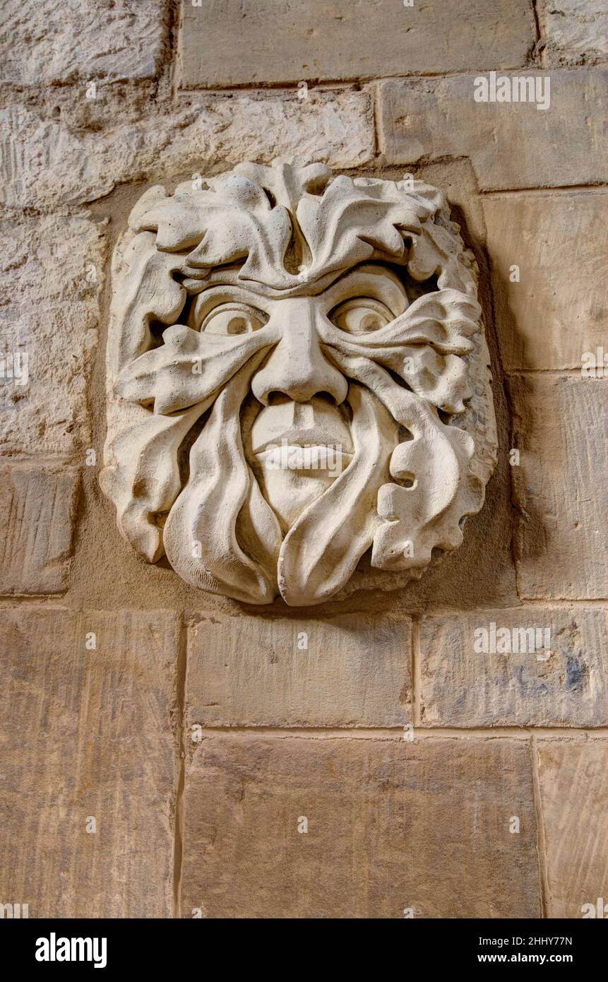Green man carving church hi-res stock photography and images - Alamy