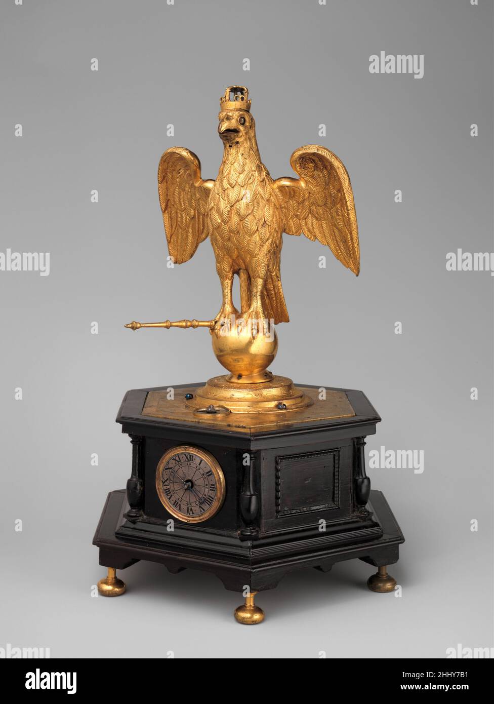 Automaton clock in the form of an eagle ca. 1630 German, Augsburg ...