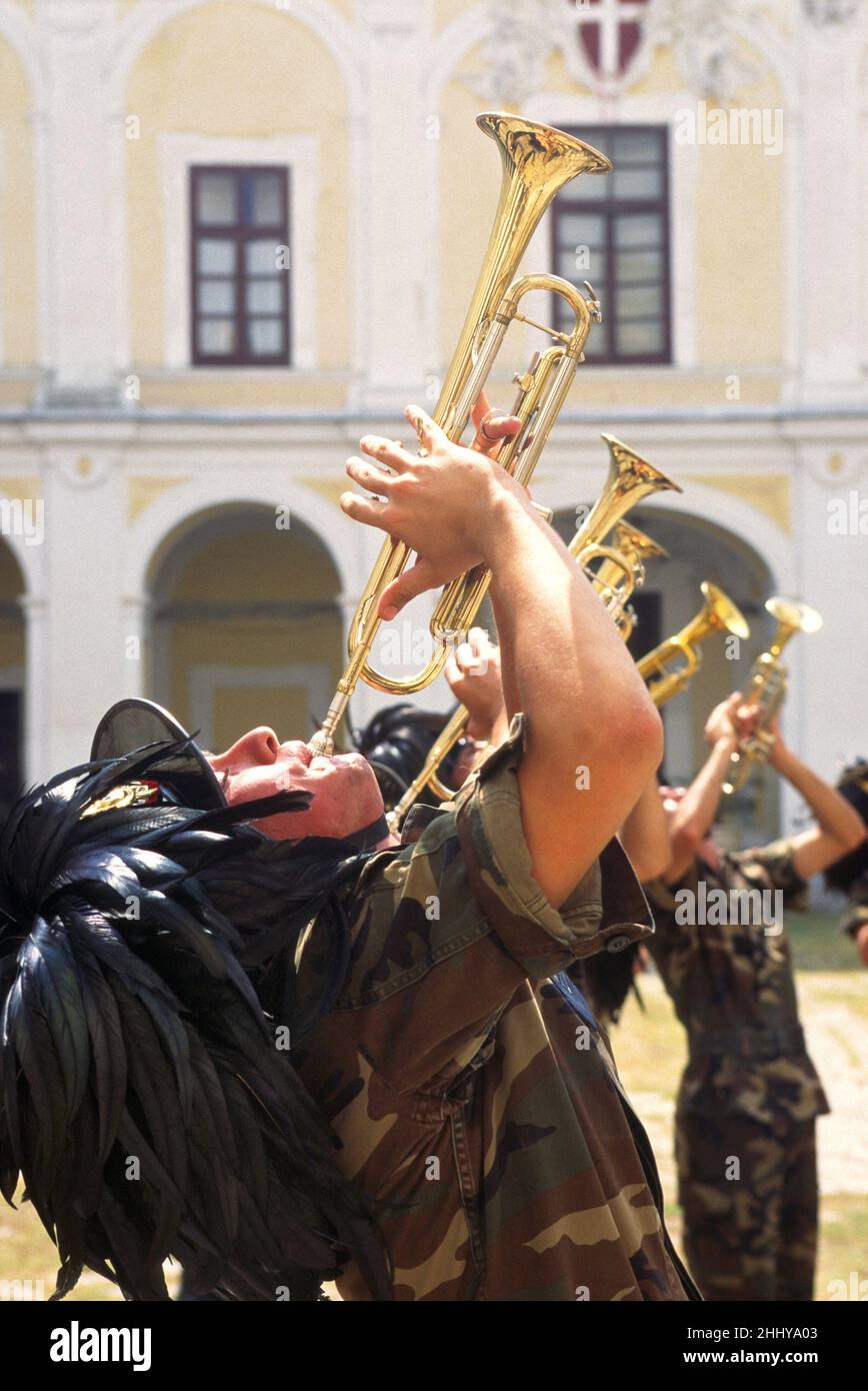 - Italian army, the Bersaglieri brass band of Garibaldi mechanized ...
