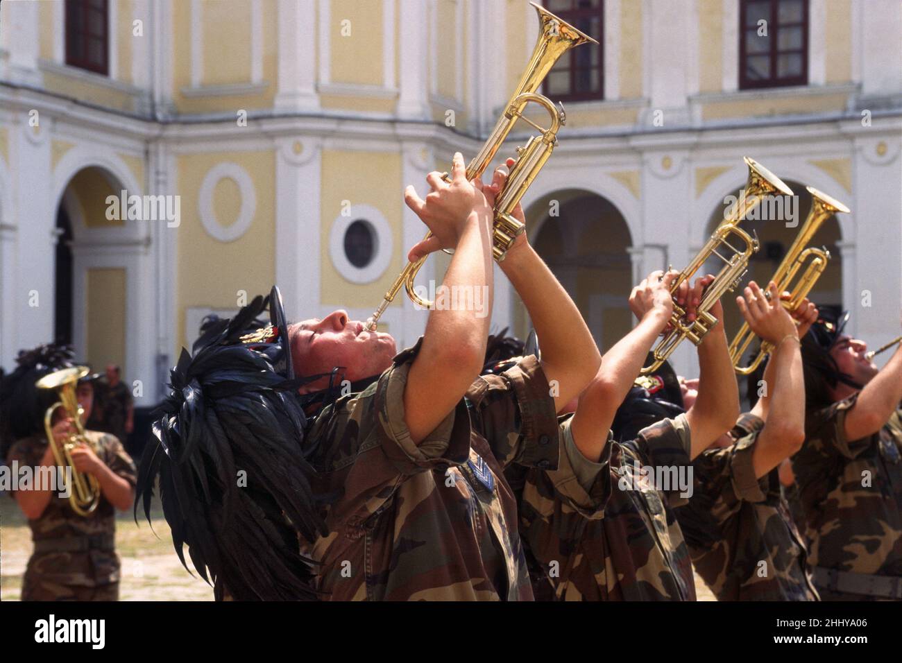 - Italian army, the Bersaglieri brass band of Garibaldi mechanized ...