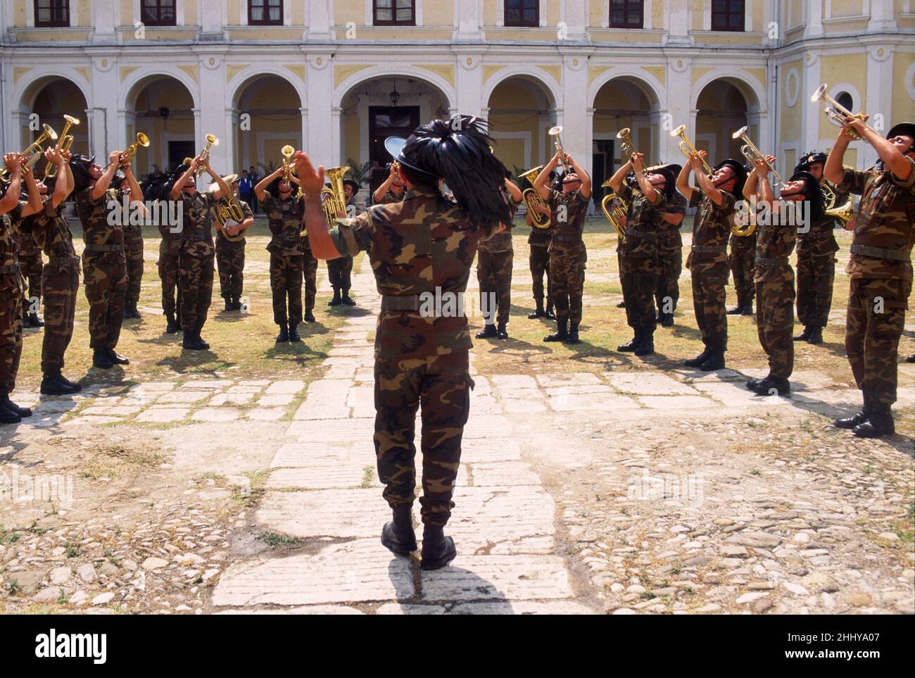- Italian army, the Bersaglieri brass band of Garibaldi mechanized ...