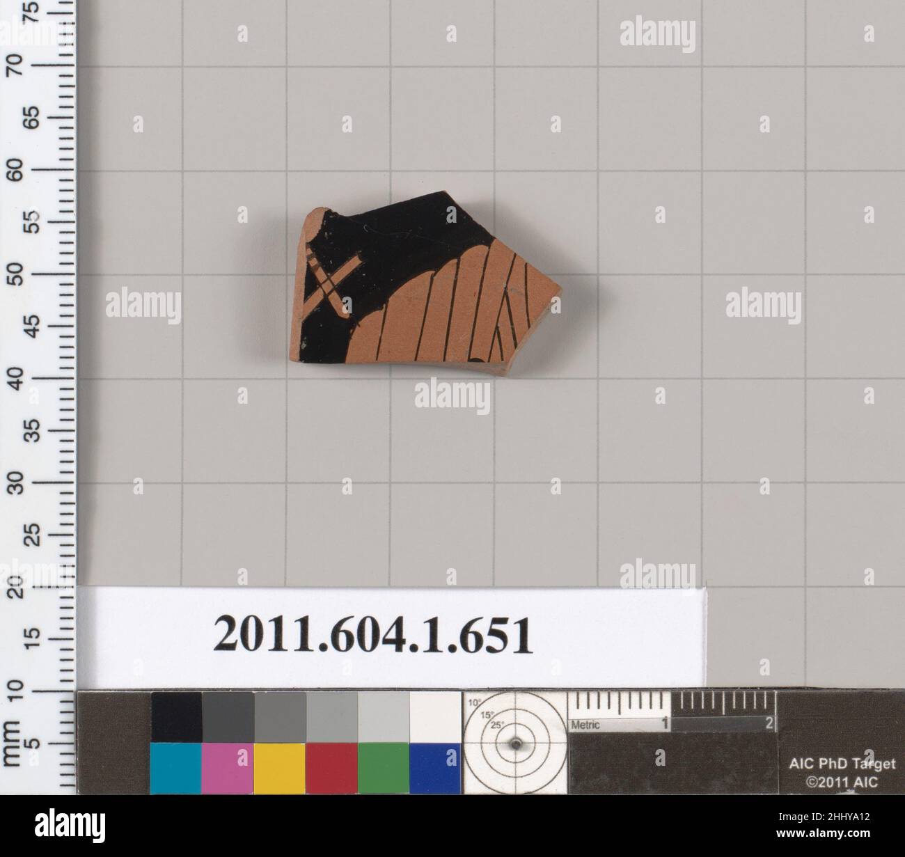 Terracotta fragment of a kylix (drinking cup) second quarter of the 5th ...