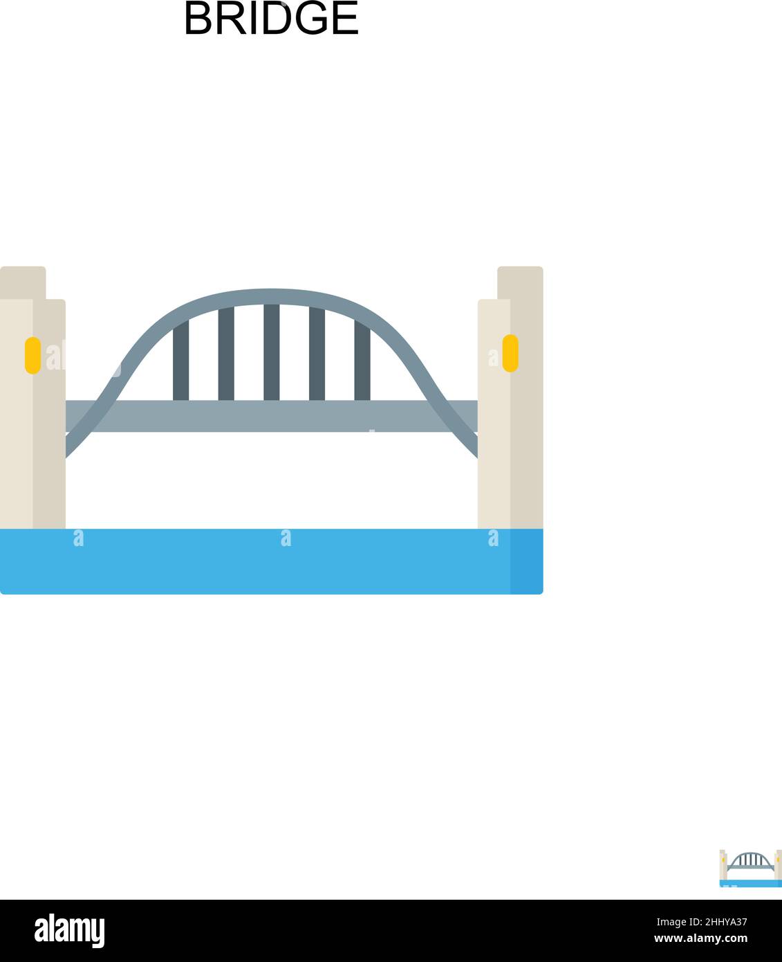 Construction outdoor bridge Stock Vector Images - Alamy