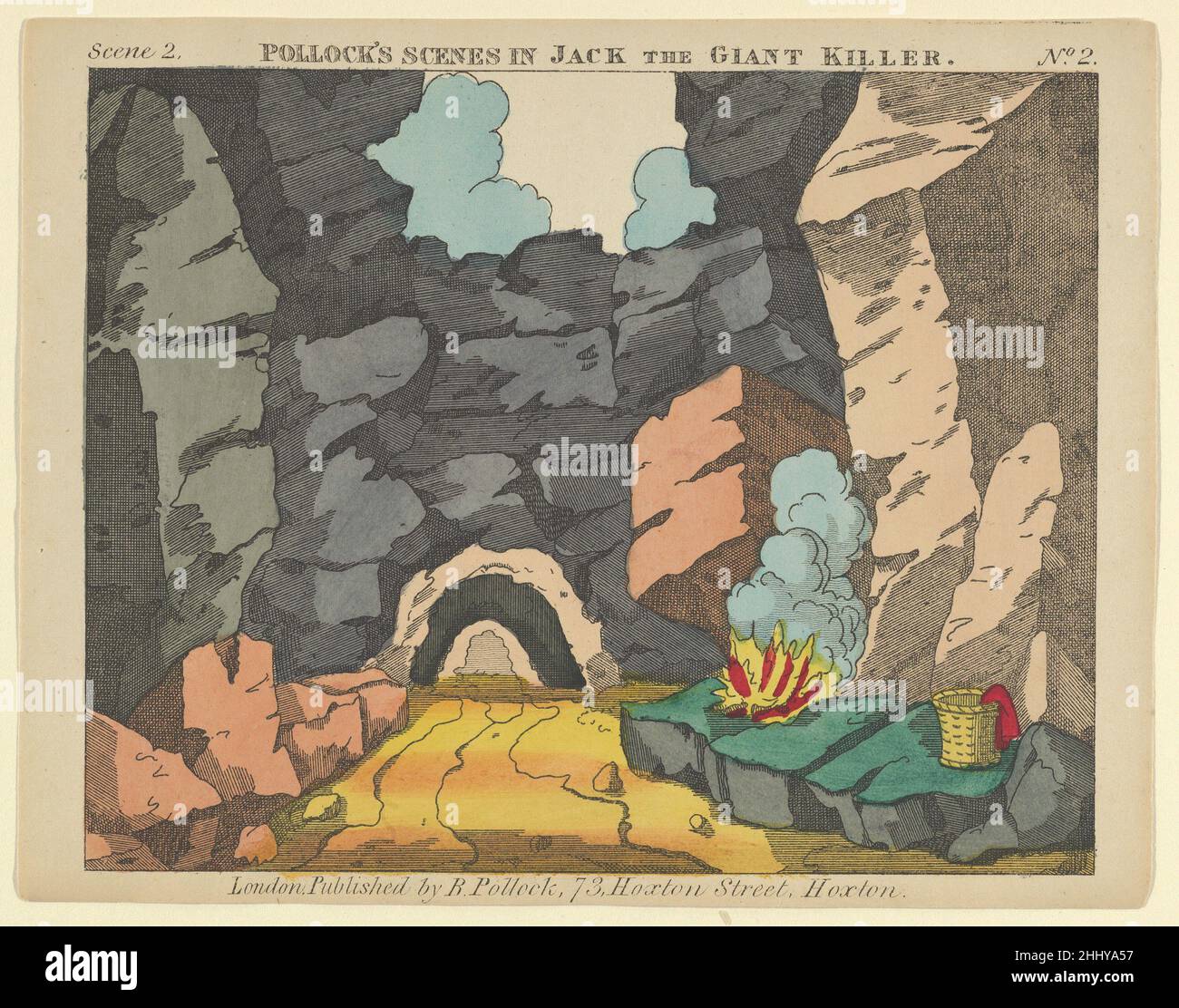 Scene 2, from Jack and the Giant Killer, Scenes for a Toy Theater 1870 ...