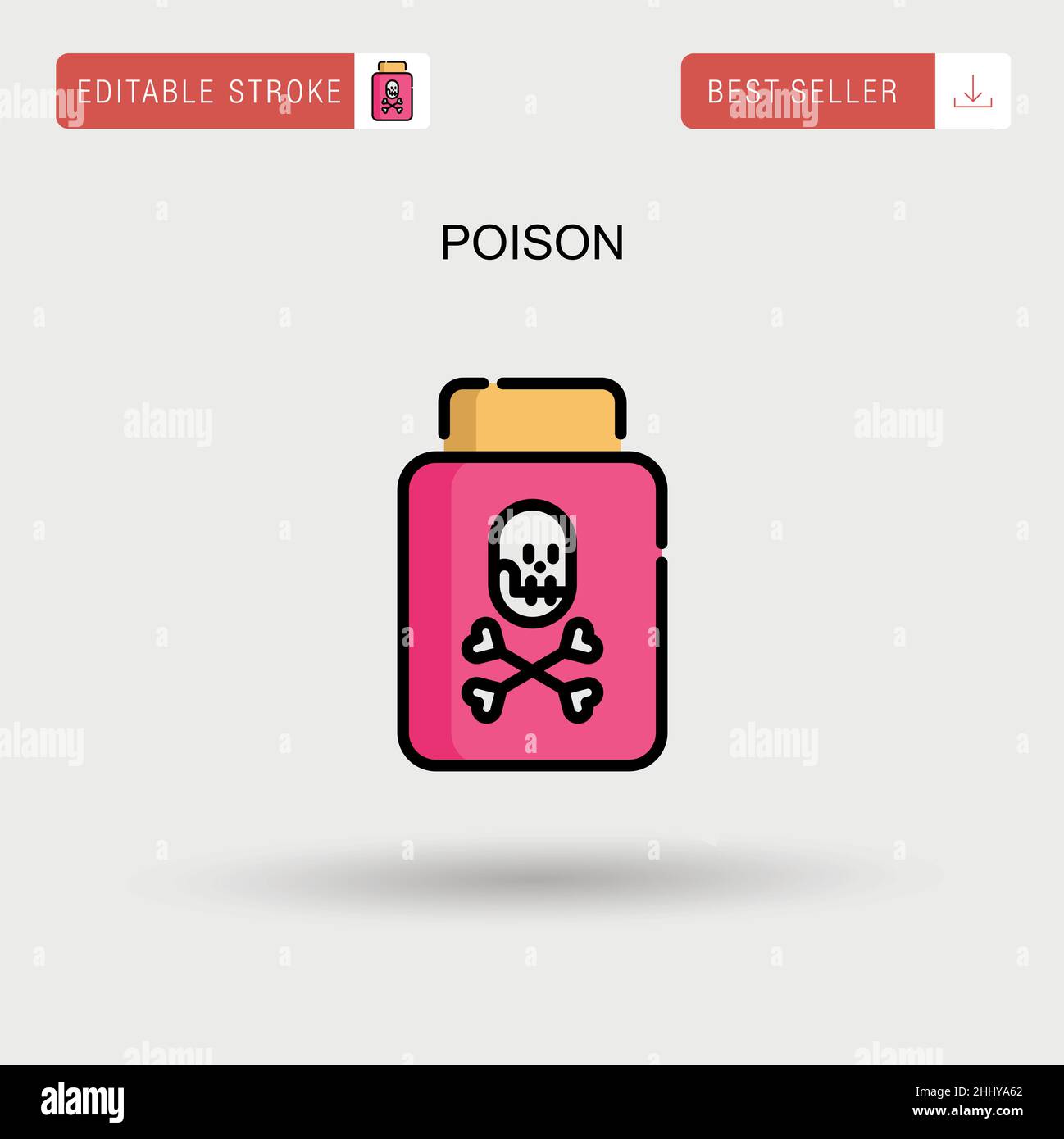 Poisoning icon hi-res stock photography and images - Alamy