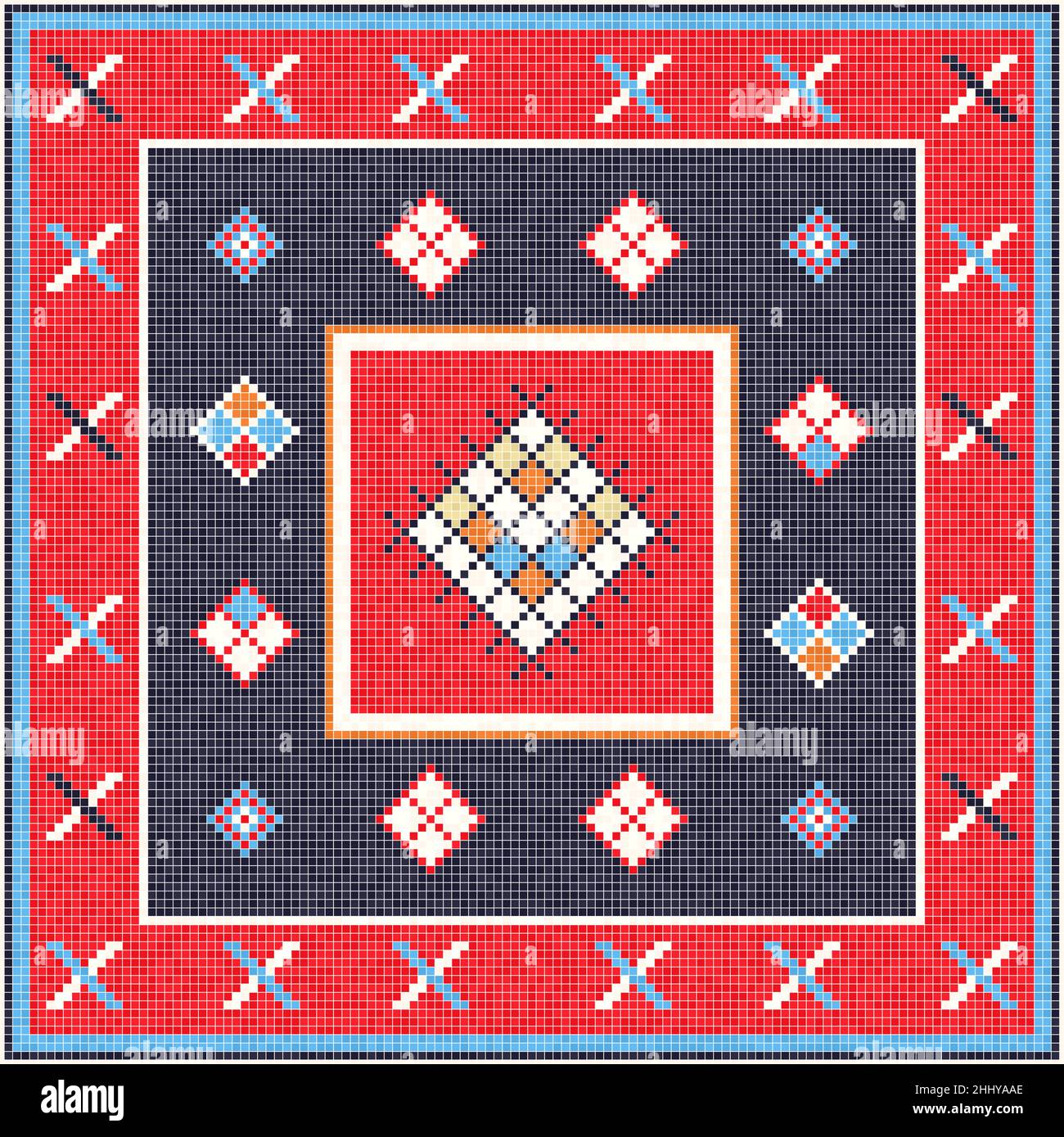 Berber blanket Stock Vector Images - Alamy