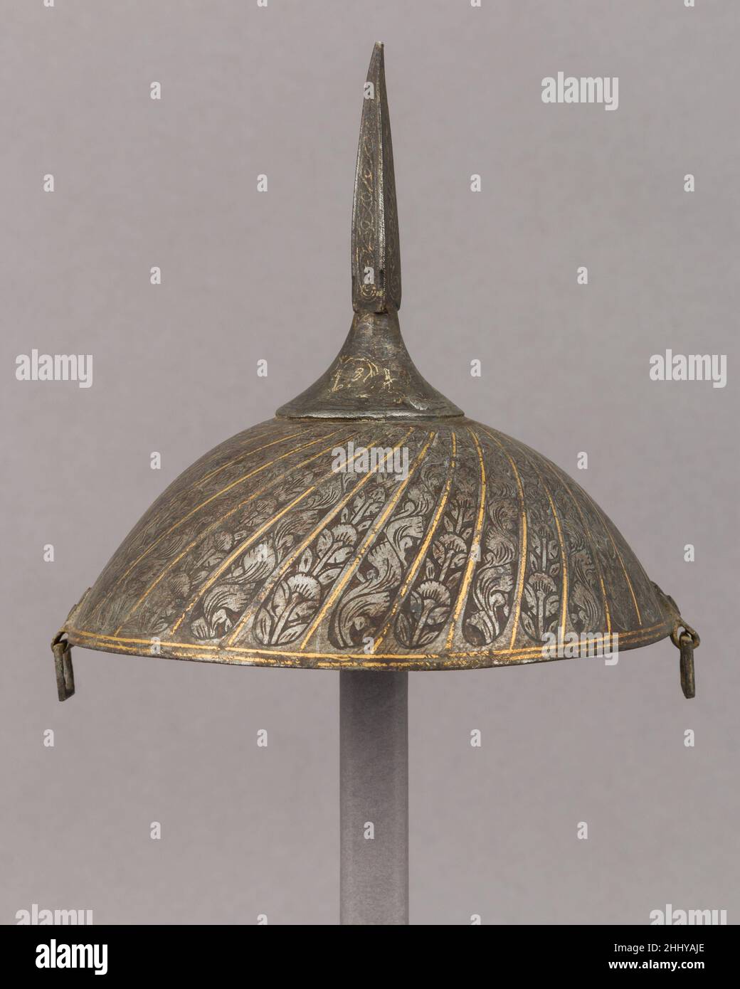 Helmet 19th century Indian, possibly North Indian. Helmet 32072 Stock ...