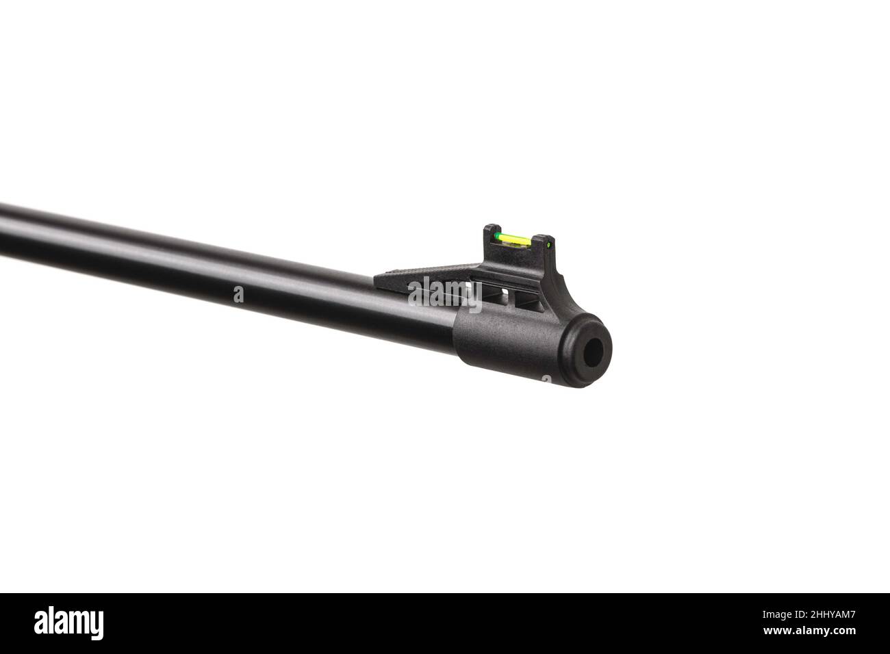 A modern air rifle with a futuristic design. Pneumatic weapons for ...