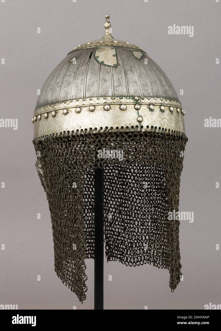 Helmet 18th–19th century Caucasian. Helmet 32069 Stock Photo - Alamy
