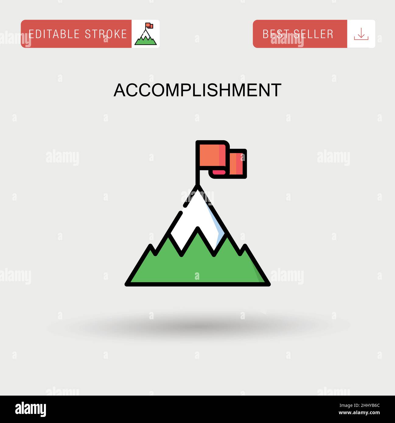 Accomplishment symbol hi-res stock photography and images - Alamy