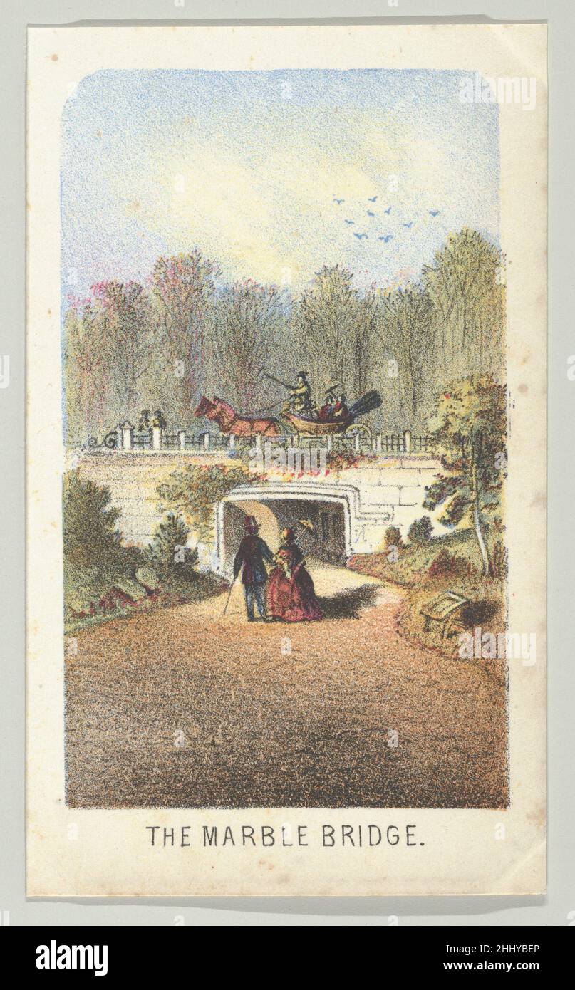 The Marble Bridge, Near the Lake, from the series, Views in Central ...