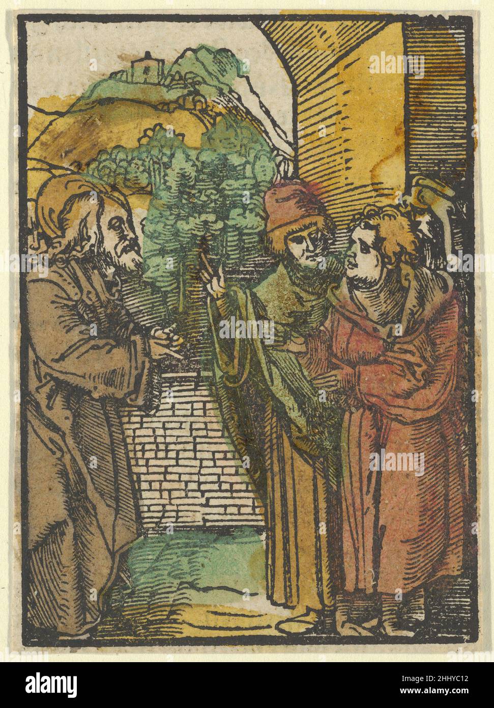 Christ and the Pharisees, from Das Plenarium 1517 Hans Schäufelein ...