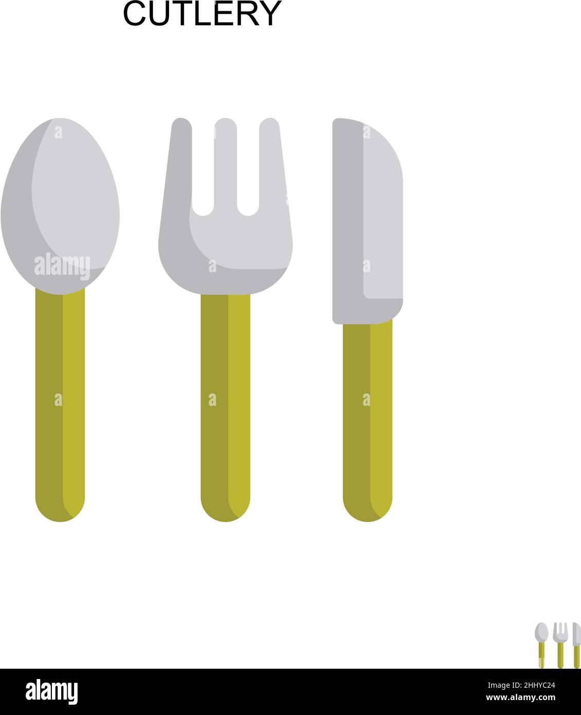 Cutlery background Stock Vector Images - Alamy