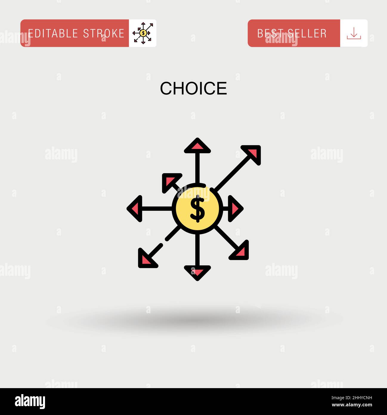 Woman choice direction Stock Vector Images - Alamy